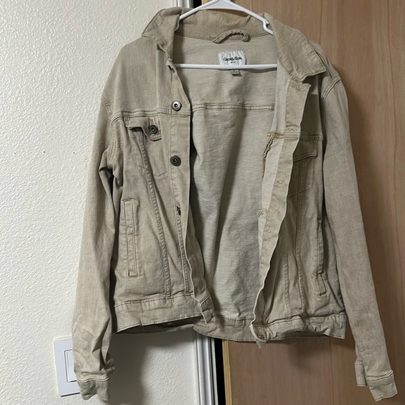 Goodfellow & Co | Jackets & Coats | Mens Tan Denim Jeans Jacket | Poshmark